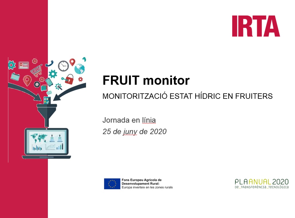 Vídeo FRUITMONITOR: Monitorización microclimática y estado hídrico de ...