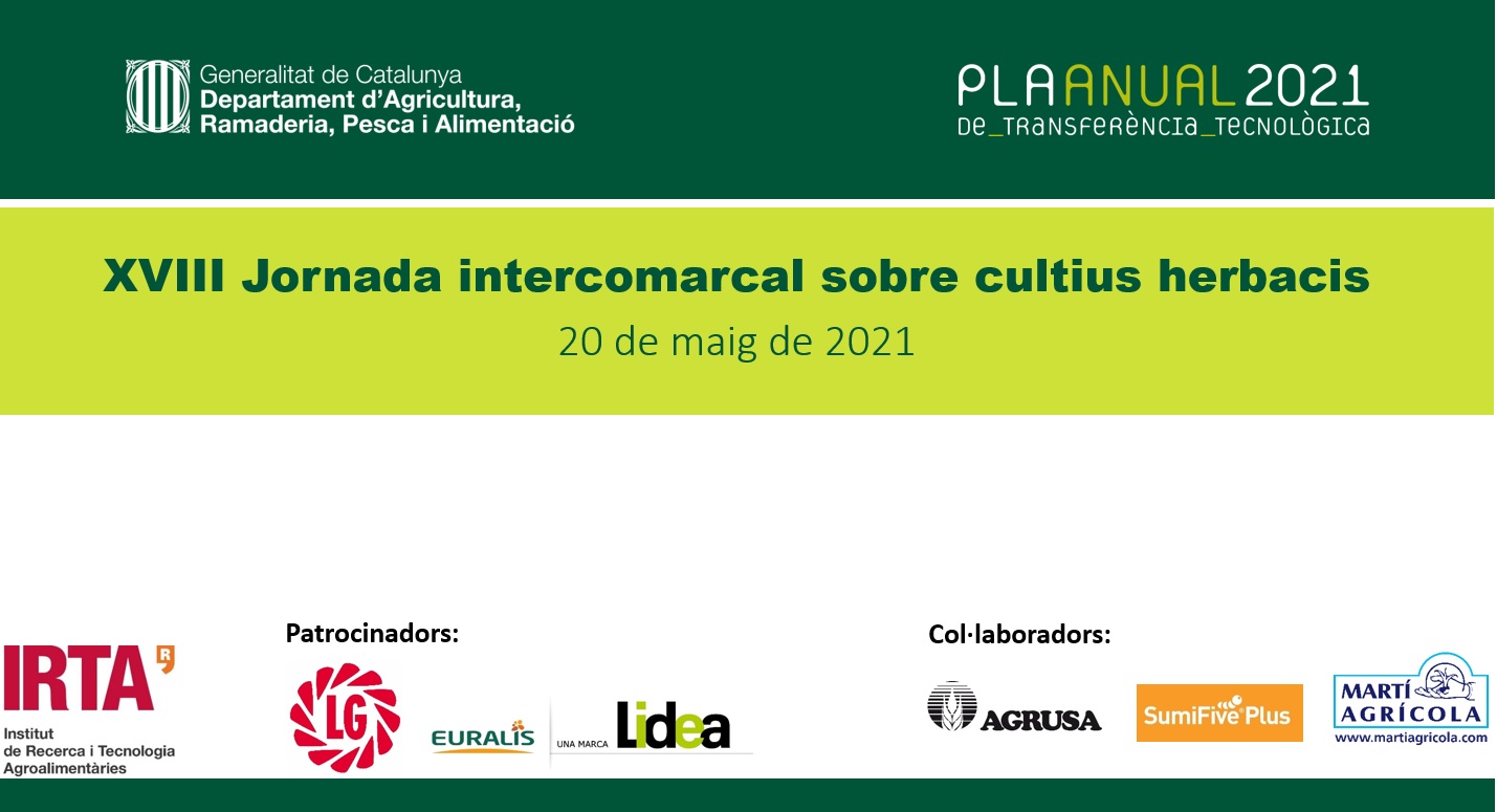 VÍDEO XVIII Jornada Intercomarcal cultivos extensivos 2021 - IRTA