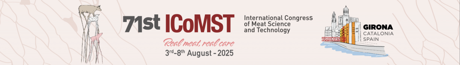 71st ICoMST International Congress of Meat Science and Technology - IRTA